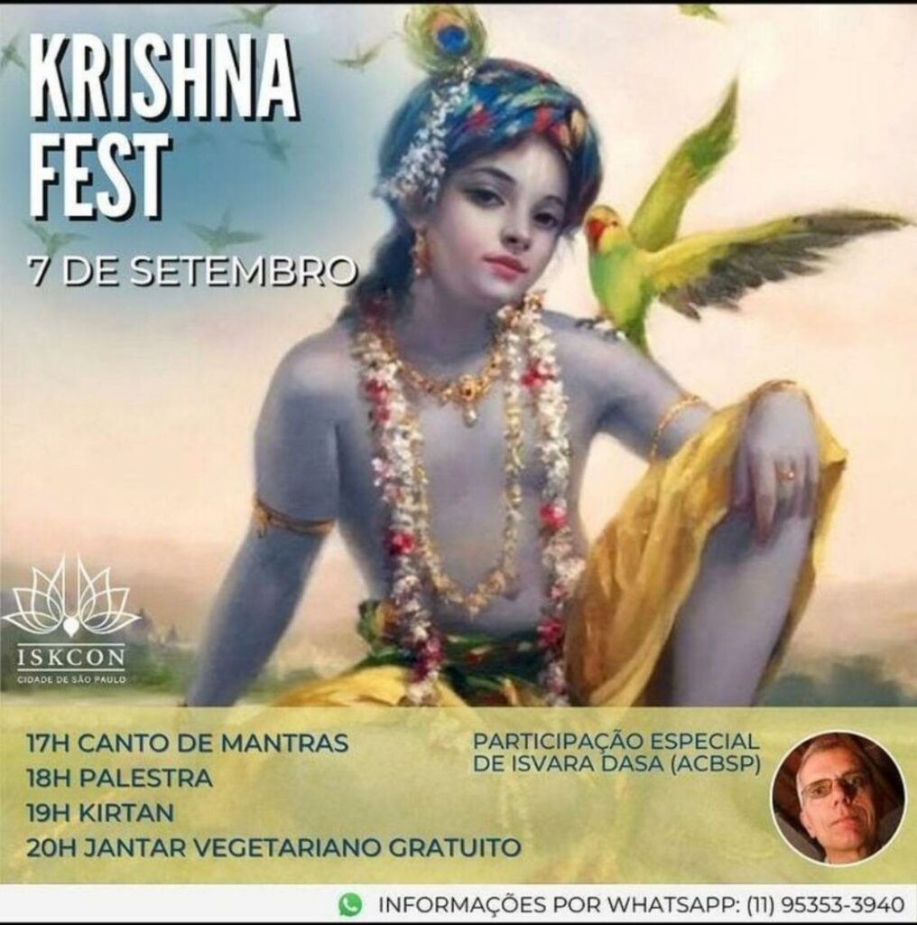 Krishna Janmashtami – Krishna Fest – Cultura Védica